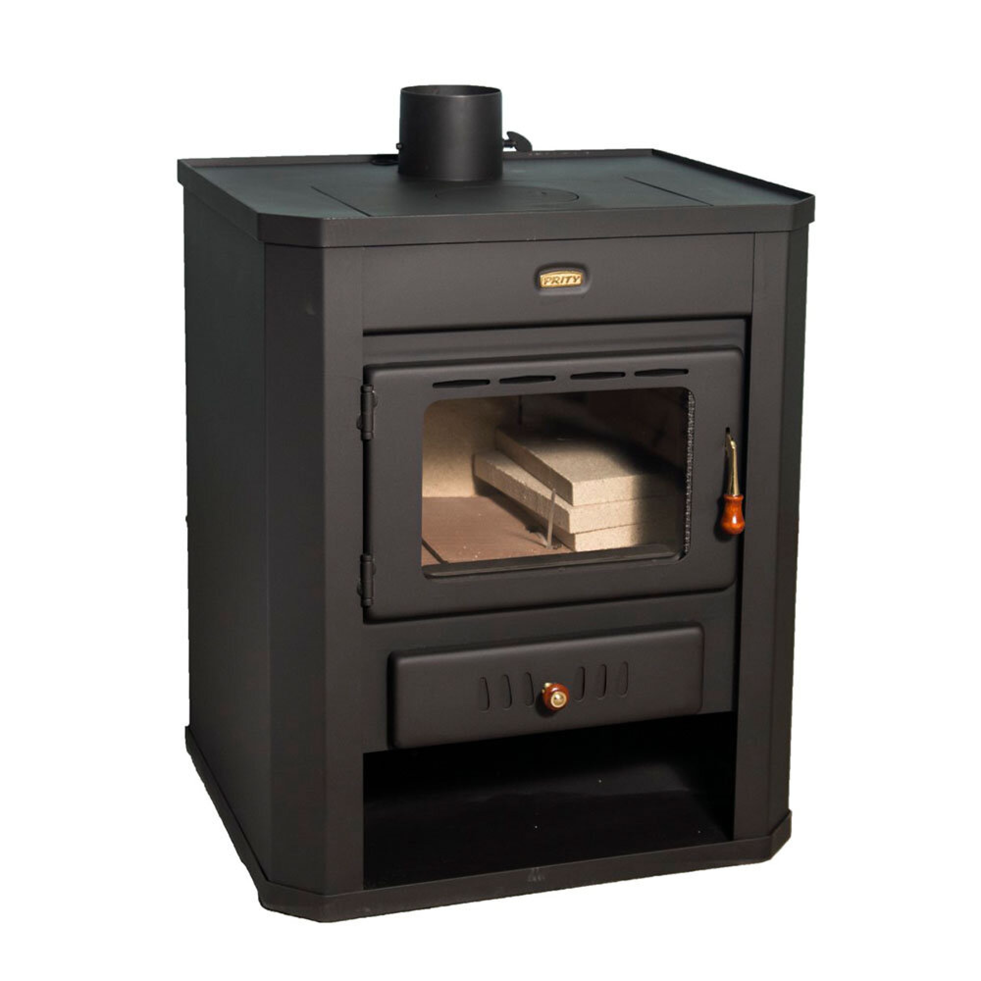 Salamandra a lenha Prity WD 15,9kW – Melhor preço & entrega gratuita ...